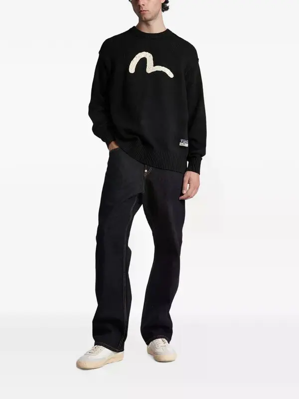 EVISU Seagull-intarsia Sweater