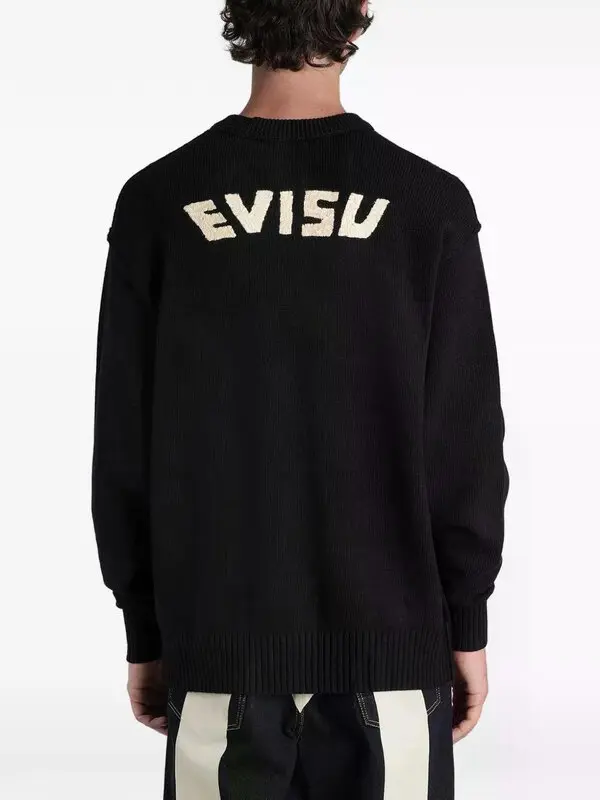 EVISU Seagull-intarsia Sweater