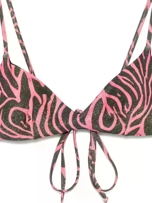 MATINEE Zebra-print Glitter Bikini