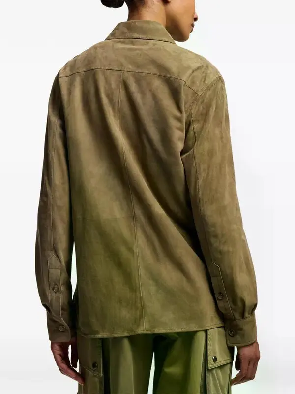 Ralph Lauren Button-up Suede Shirt