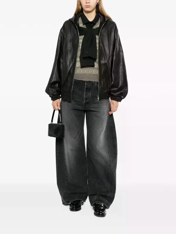 SSSTEIN Deformation Wide-leg Jeans