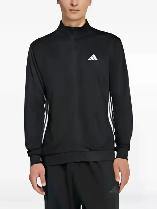 Adidas Workout Essentials 3-stripes Zip-up Sweater