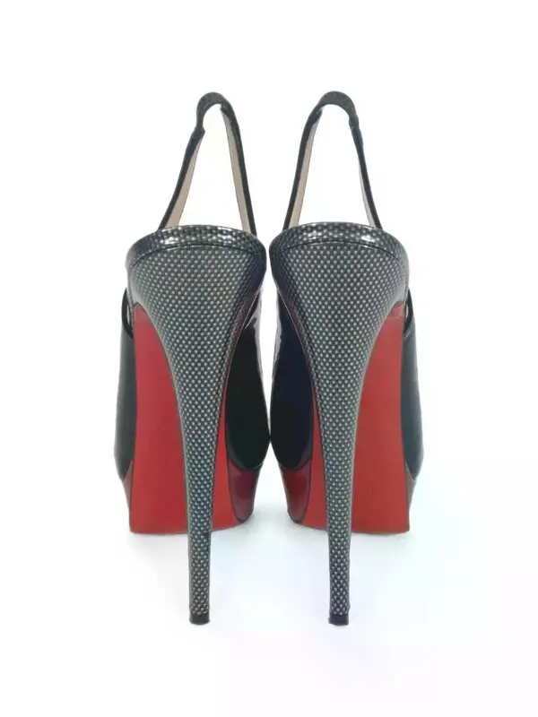 CHRISTIAN LOUBOUTIN Lady Peep Sling Platform Pumps