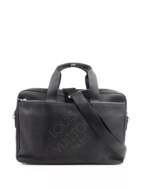 LOUIS VUITTON Pm Associe Damier Geant Briefcase - Black
