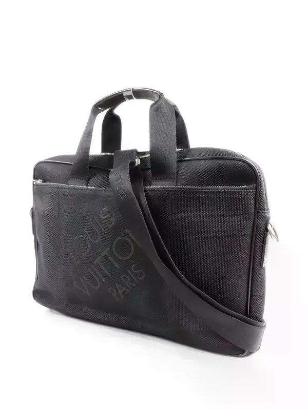 LOUIS VUITTON Pm Associe Damier Geant Briefcase - Black
