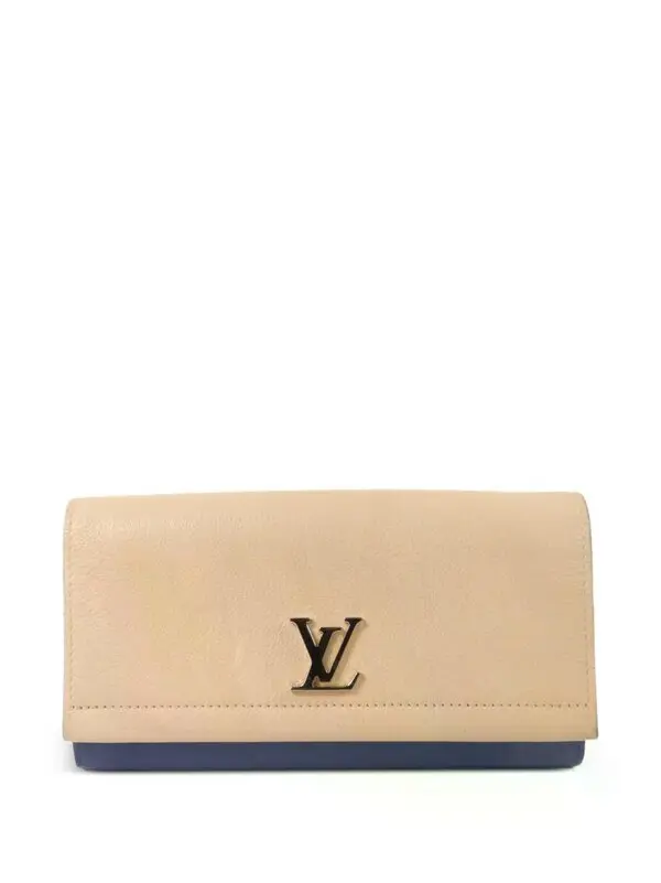 LOUIS VUITTON Lockme Ii Wallet - Neutrals