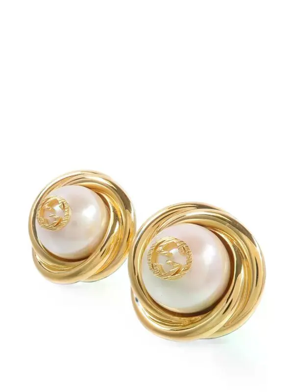 Gucci Interlocking G Clip-on Earrings