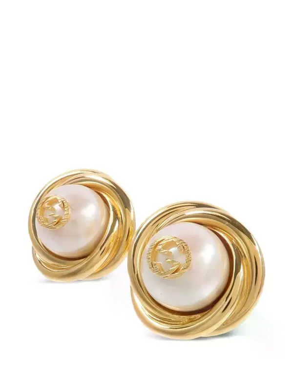 Gucci Interlocking G Clip-on Earrings