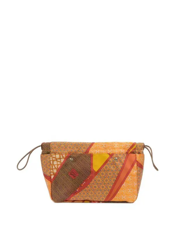 Hermès Fourbi 25 Silk Pouch - Orange