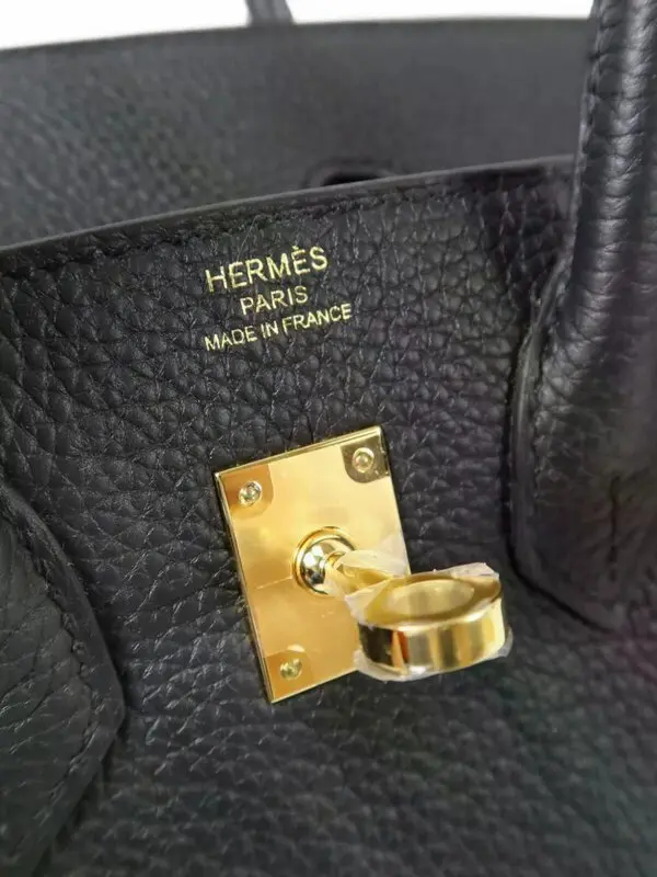 Hermès 25 Birkin Leather Tote Bag