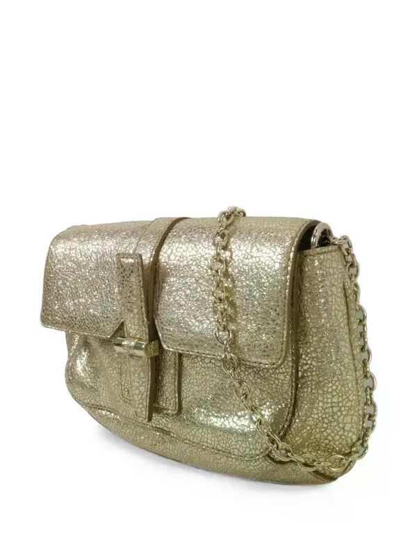 Saint Laurent Shearling Flap Shoulder Bag