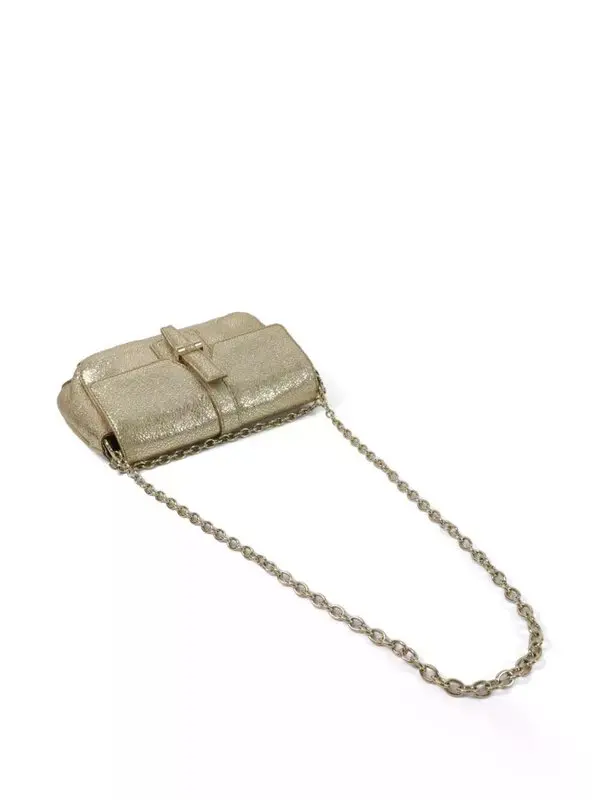Saint Laurent Shearling Flap Shoulder Bag