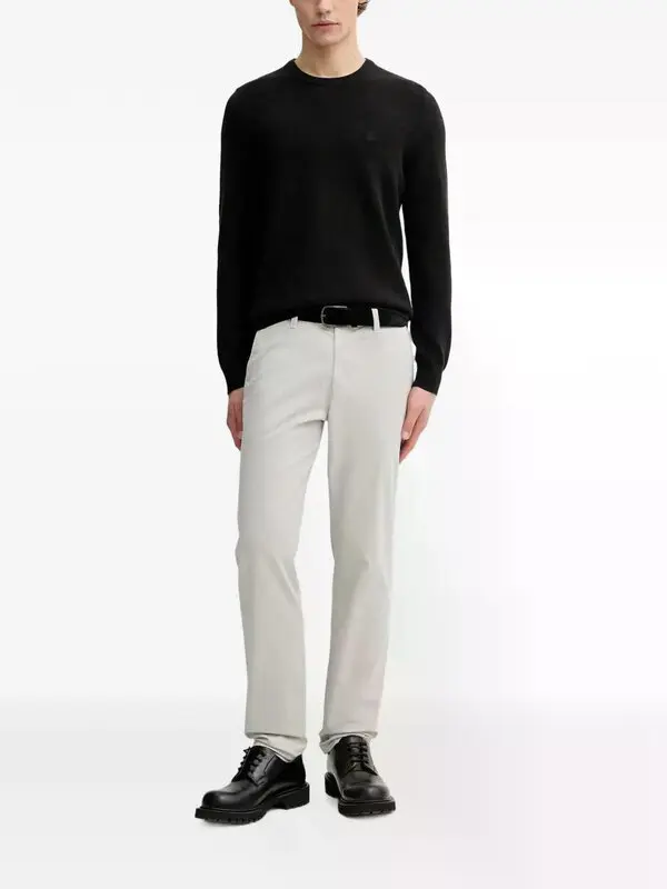 Marc O'polo Logo-embroidered Chino Trousers