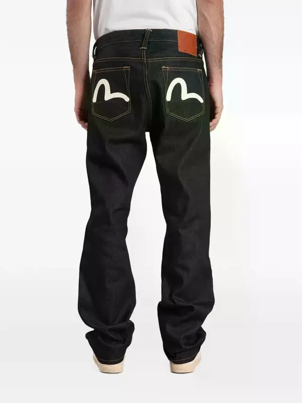EVISU Seagull-print Jeans