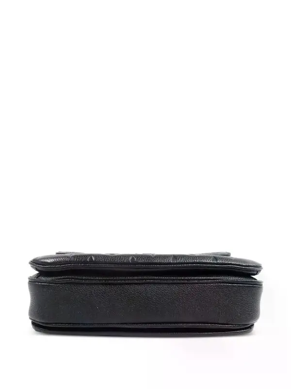 LOUIS VUITTON Pochette Metis Monogram Empreinte Shoulder Bag - Black