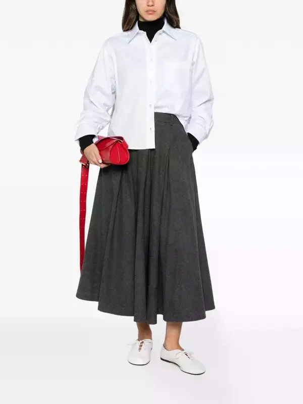 BY MALENE BIRGER Eden Pleated A-line Midi Skirt
