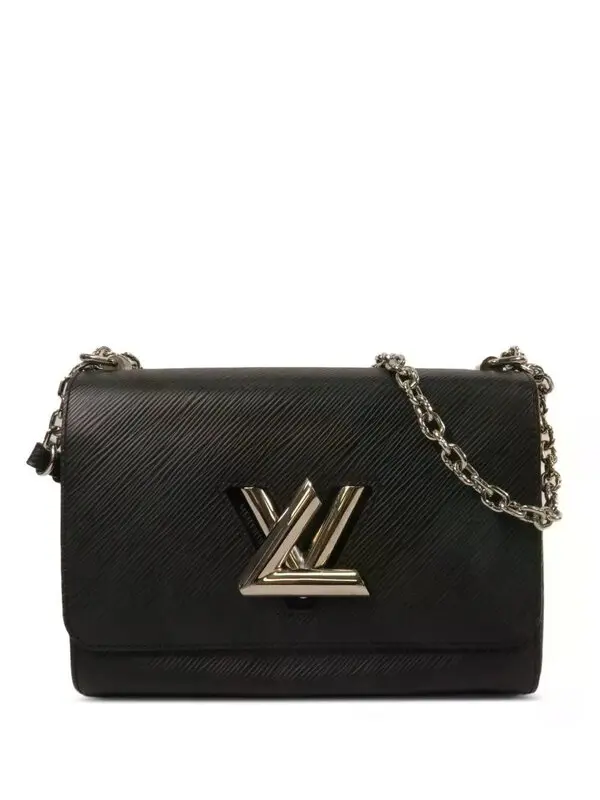 LOUIS VUITTON Twist Epi Shoulder Bag - Black