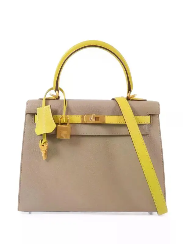 Hermès 2023 25 Kelly Tote Bag - Grey