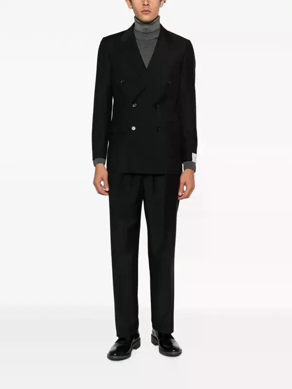 Caruso Double-breasted Peak-lapel Suit