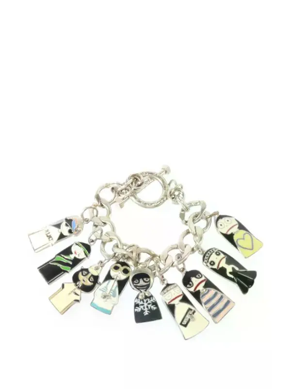 Marc Jacobs Miss Marc Enamel Charm Bracelet