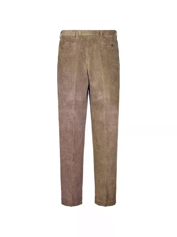 CELLAR DOOR Pleated Corduroy Trousers