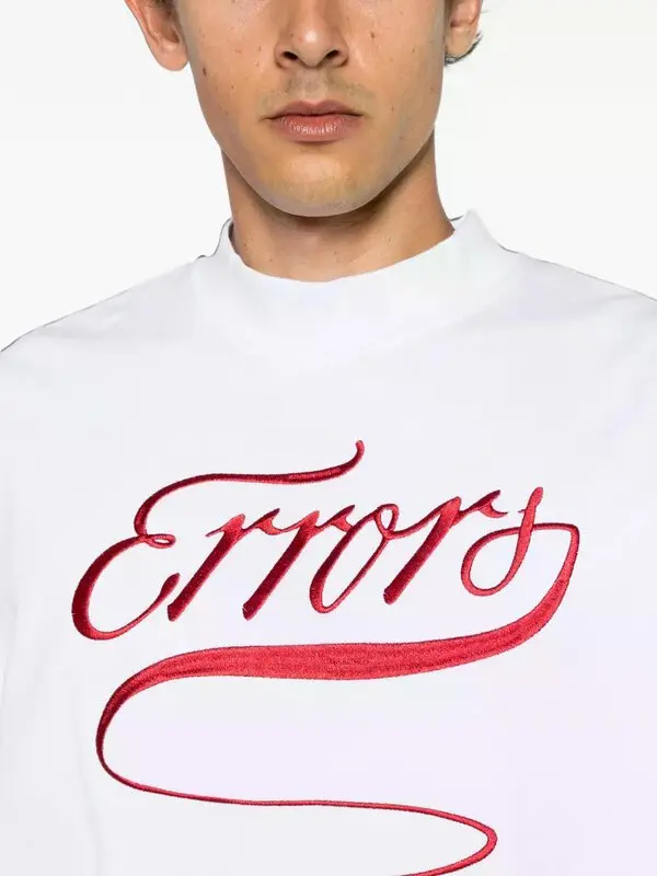 HOUSE OF ERRORS Embroidered High-neck T-shirt