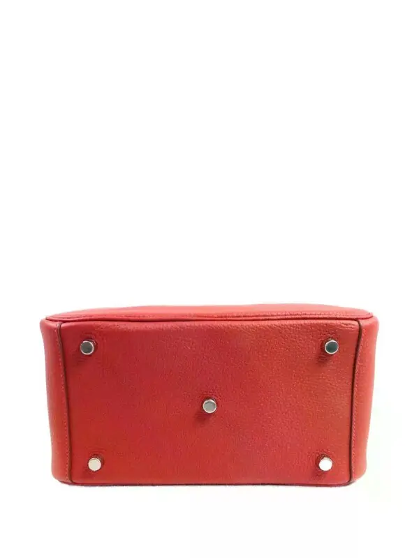 Hermès Lindy 26 Leather Tote Bag - Red