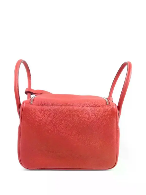 Hermès Lindy 26 Leather Tote Bag - Red