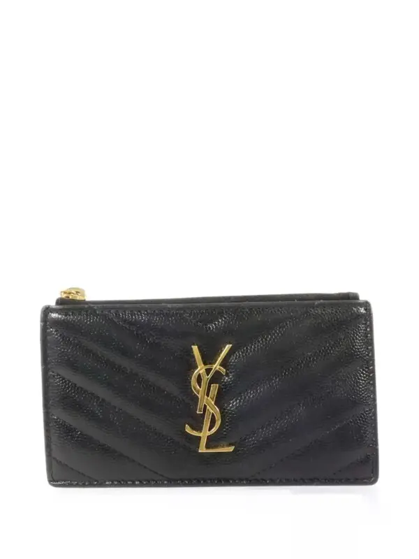 Saint Laurent Quilted Card Case
