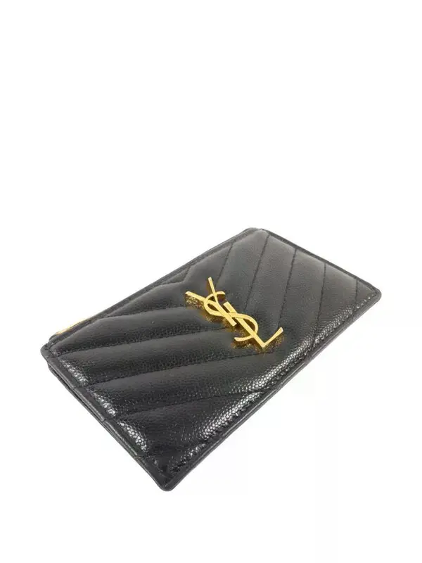 Saint Laurent Quilted Card Case
