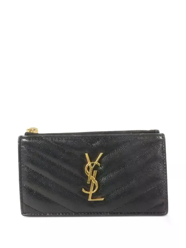 Saint Laurent Quilted Card Case