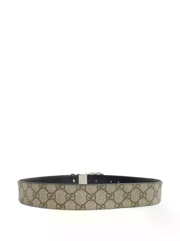 Gucci Gg Supreme Reversible G Buckle Belt