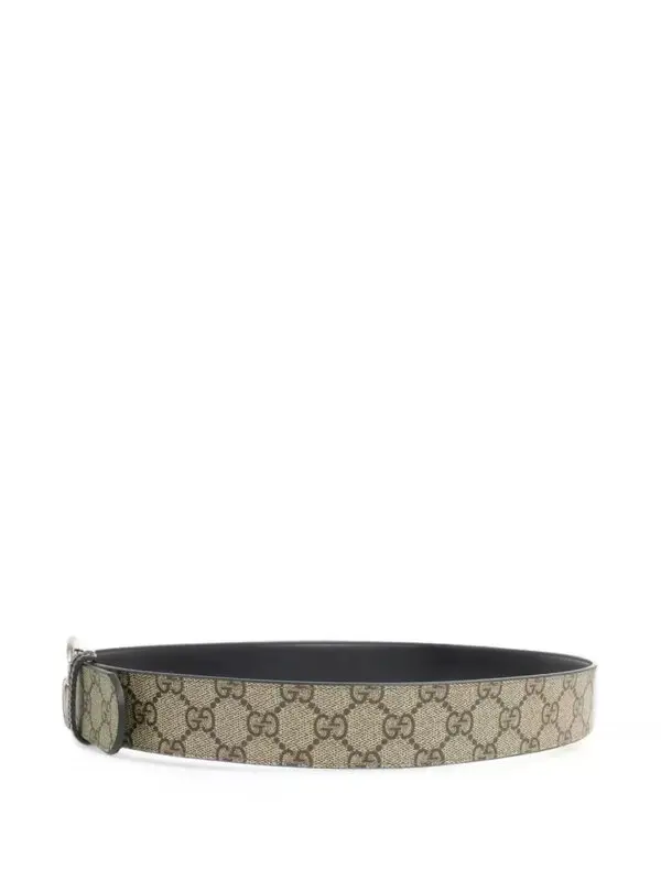 Gucci Gg Supreme Reversible G Buckle Belt