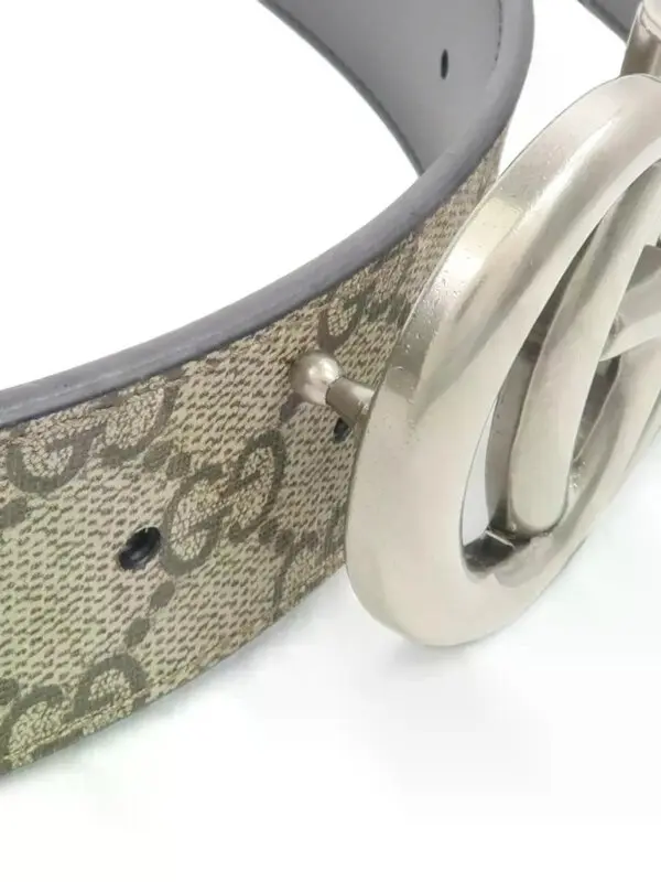 Gucci Gg Supreme Reversible G Buckle Belt