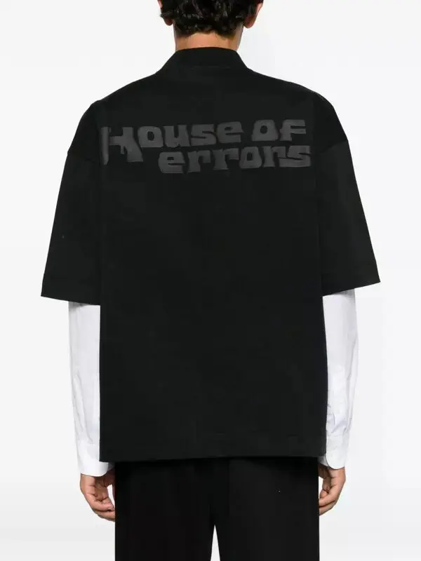HOUSE OF ERRORS Graphic-print High-neck T-shirt