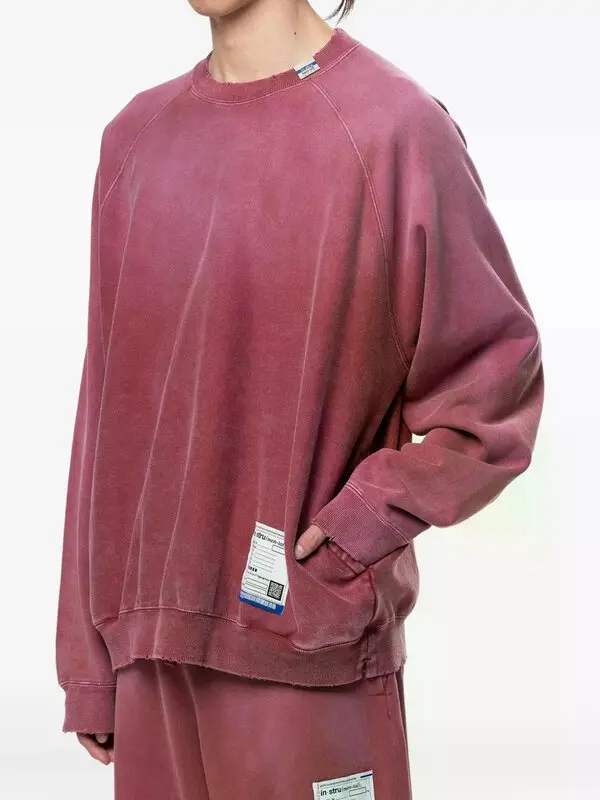 Mihara Yasuhiro Sun Faded Like Distressed Sweatshirt