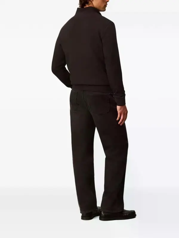 Calvin Klein Quarter-zip Logo-patch Sweater