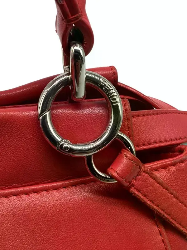 Fendi Peekaboo Top-handle Bag - Red