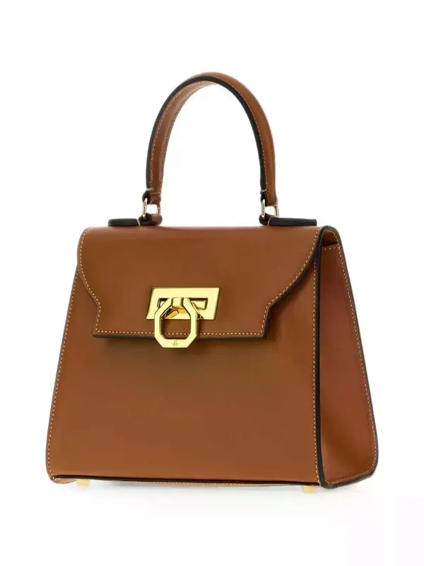 CARBOTTI Erika Leather Tote Bag