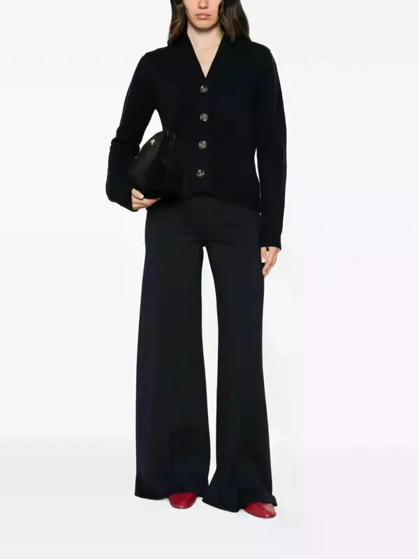 BEYOU V-neck Button-up Cardigan