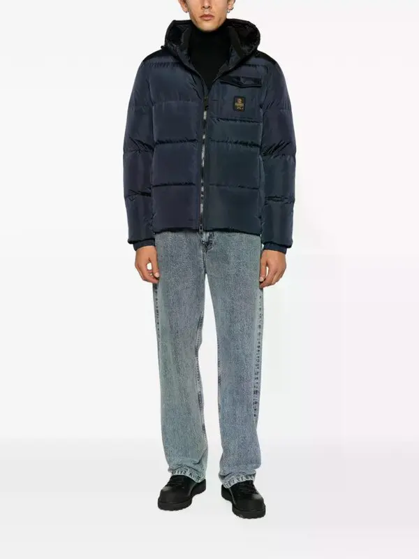 REFRIGIWEAR Quilted Hooded Jacket - Blue