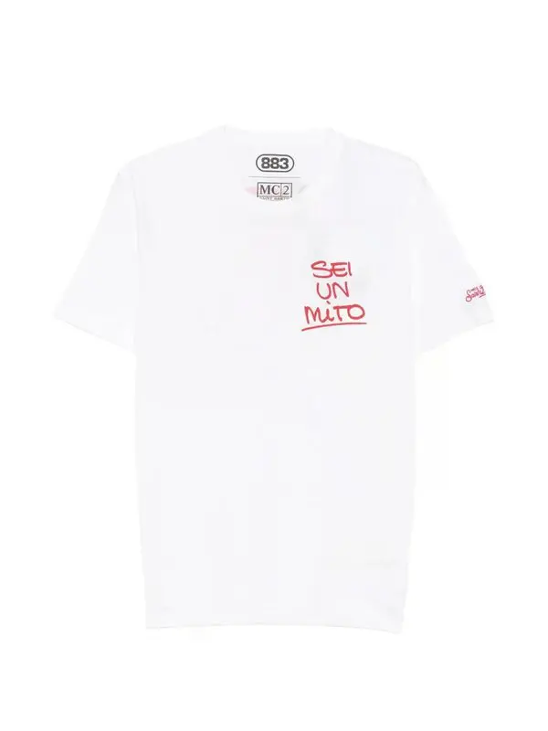 MC2 SAINT BARTH Graphic-print Cotton T-shirt