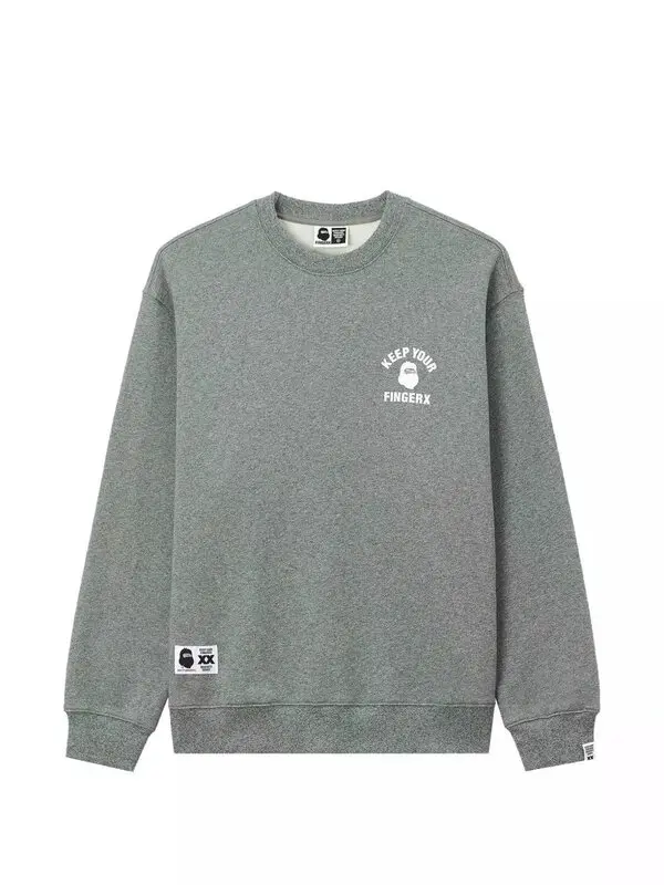 FINGERCROXX Logo-print Sweatshirt - Grey