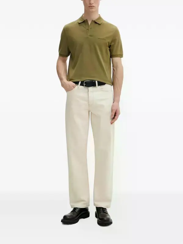 Marc O'polo Logo-embroidered Piqué Polo Shirt