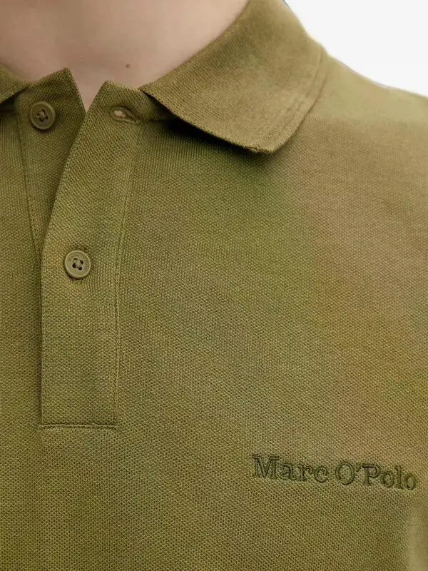 Marc O'polo Logo-embroidered Piqué Polo Shirt