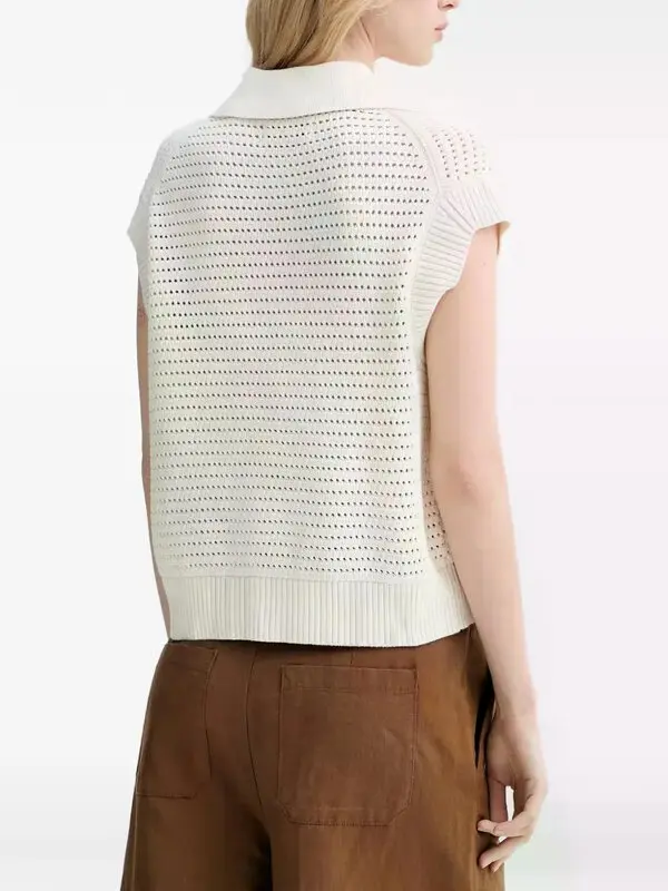Marc O'polo Open-knit V-neck Vest