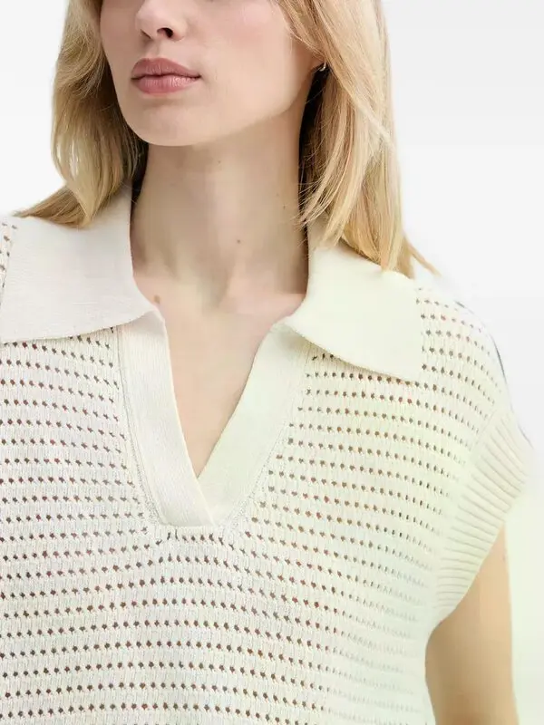 Marc O'polo Open-knit V-neck Vest