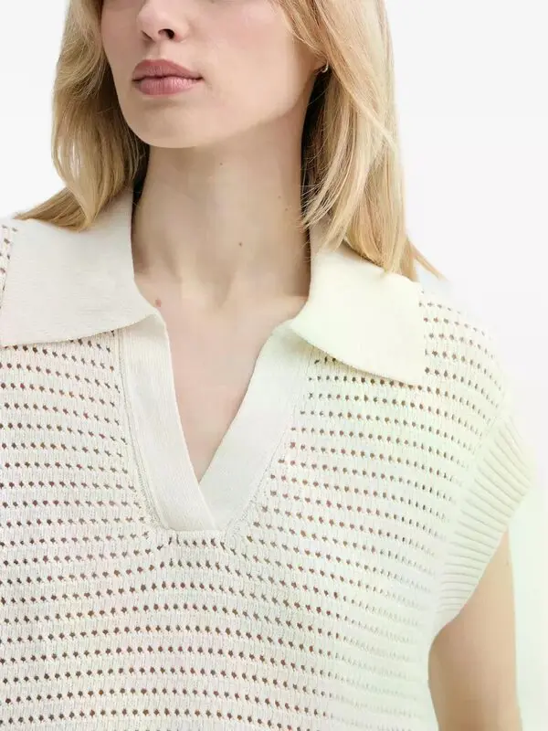 Marc O'polo Open-knit V-neck Vest