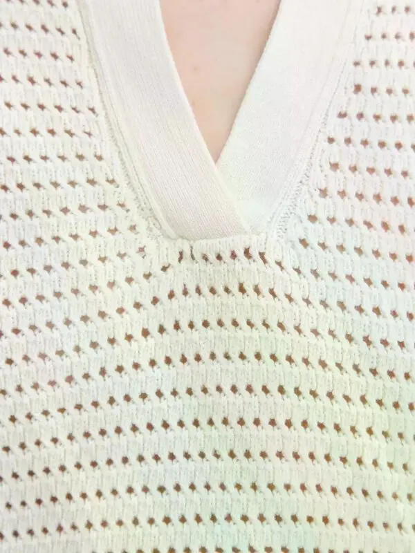 Marc O'polo Open-knit V-neck Vest