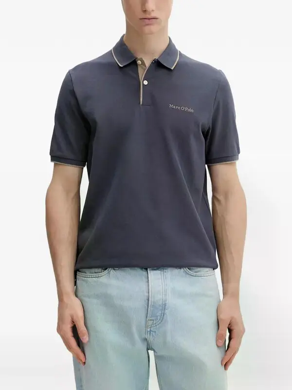 Marc O'polo Logo-embroidered Polo Shirt
